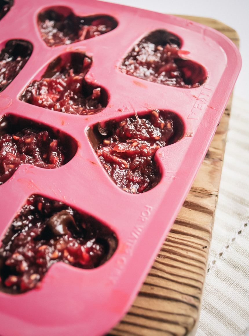 Dark Chocolates with Raspberry Filling | Lemons and Basil